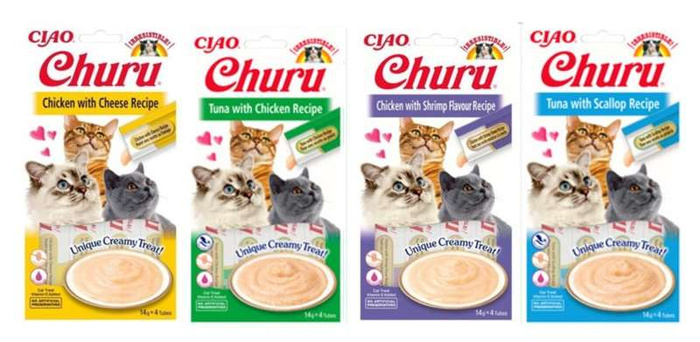 Churu Creamy Treat Mix Smaków 16x14g | Sklep Zoologiczny Online - AleZwierzaki.pl